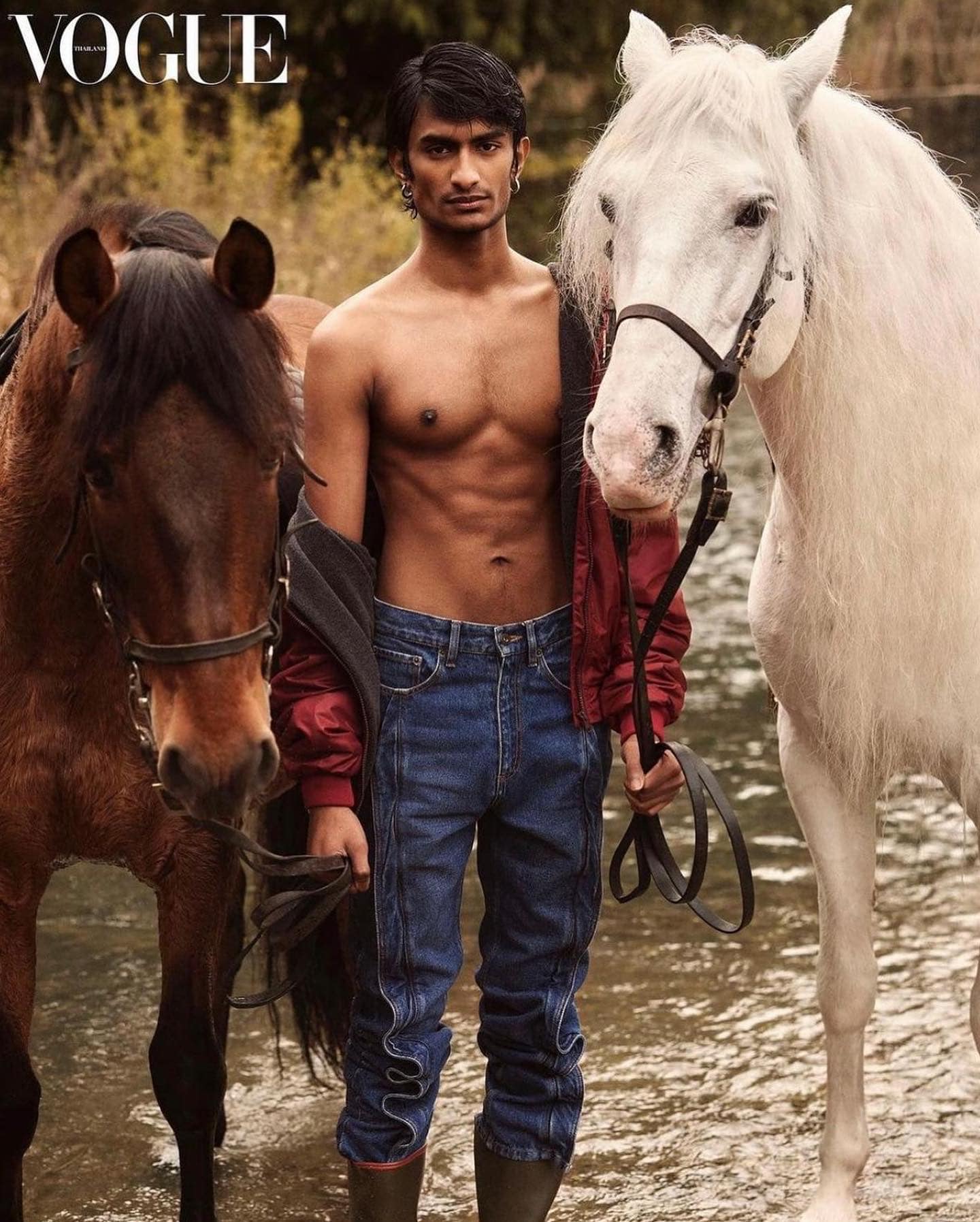 Sri Lankan Tamil model Rishi Sebastiampillai walks international runways