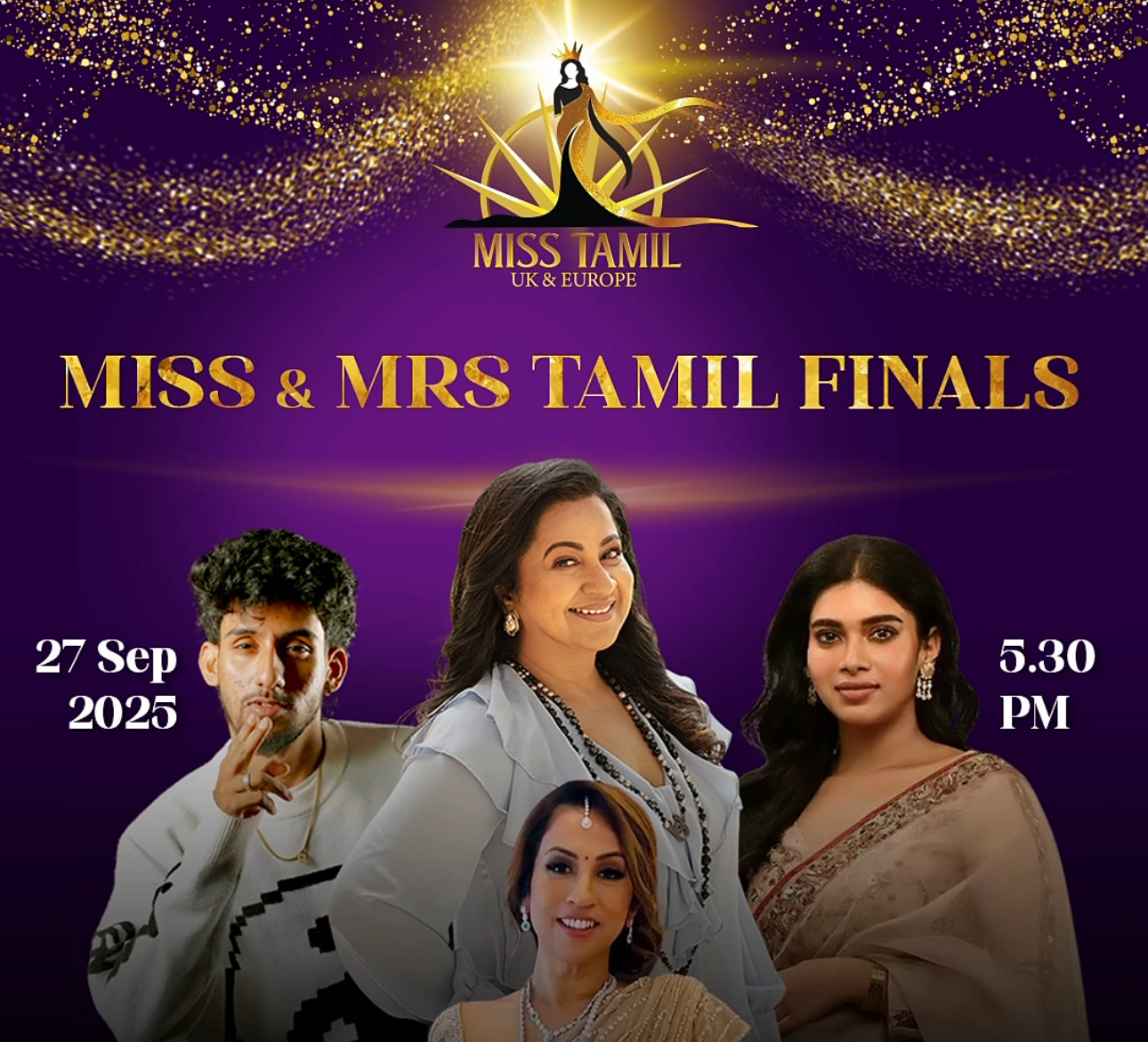 Miss & Mrs Tamil Finals UK & Europe 2025 - London Hilton