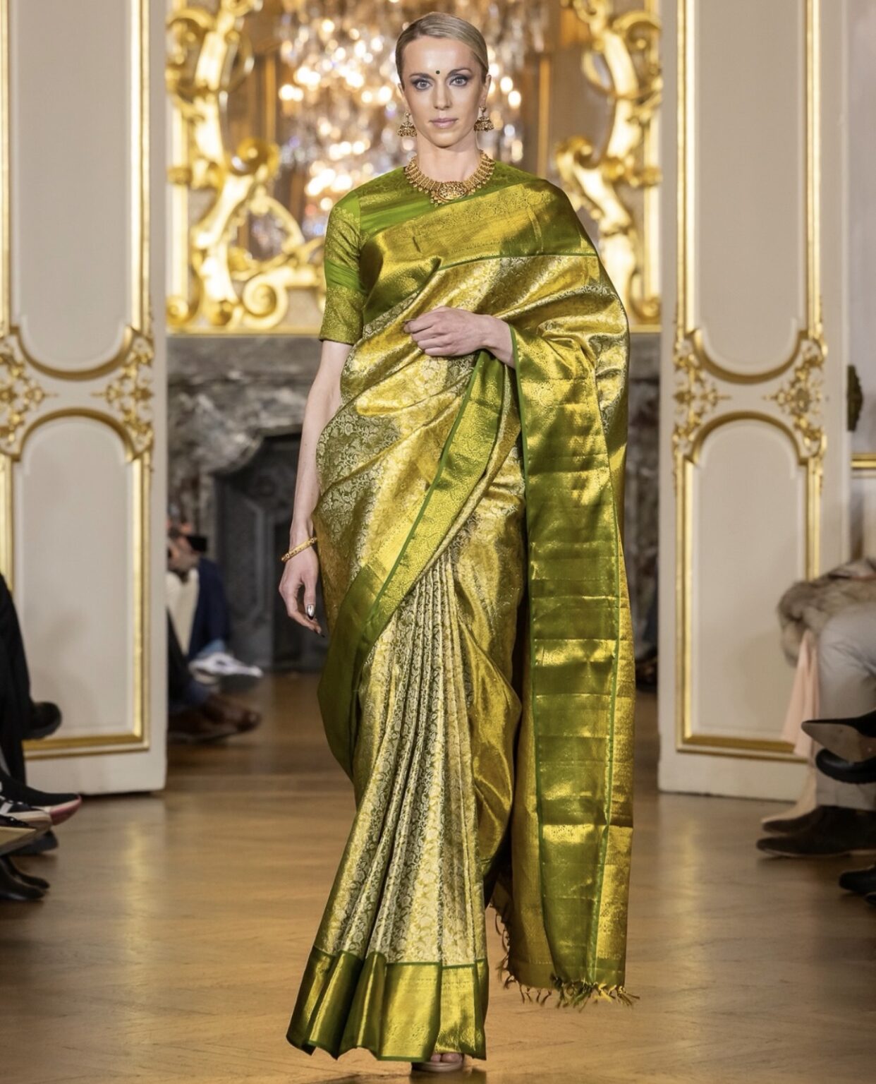 Tamil sisters showcase saree collection at Paris Fashion Week